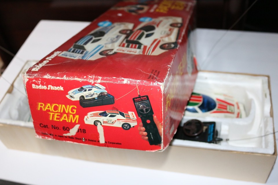 RARE Radio Shack Tandy radio controlled racing team 2 remote control ...