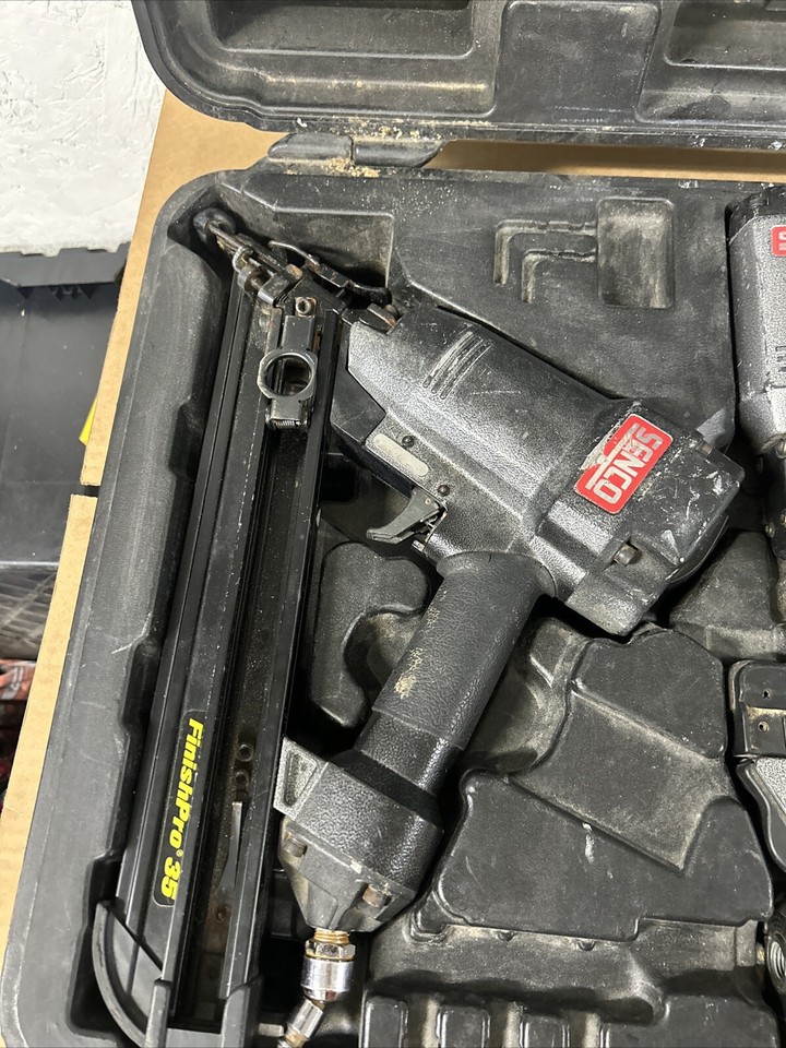 Senco Nailer Set Finish Pro 35 Finish Pro 15 and SLS15 Stapler & Case ...