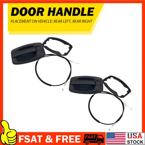 2pcs Sliding Door Handle with Cable For 2014-2022 Ram ProMaster 3500 ...