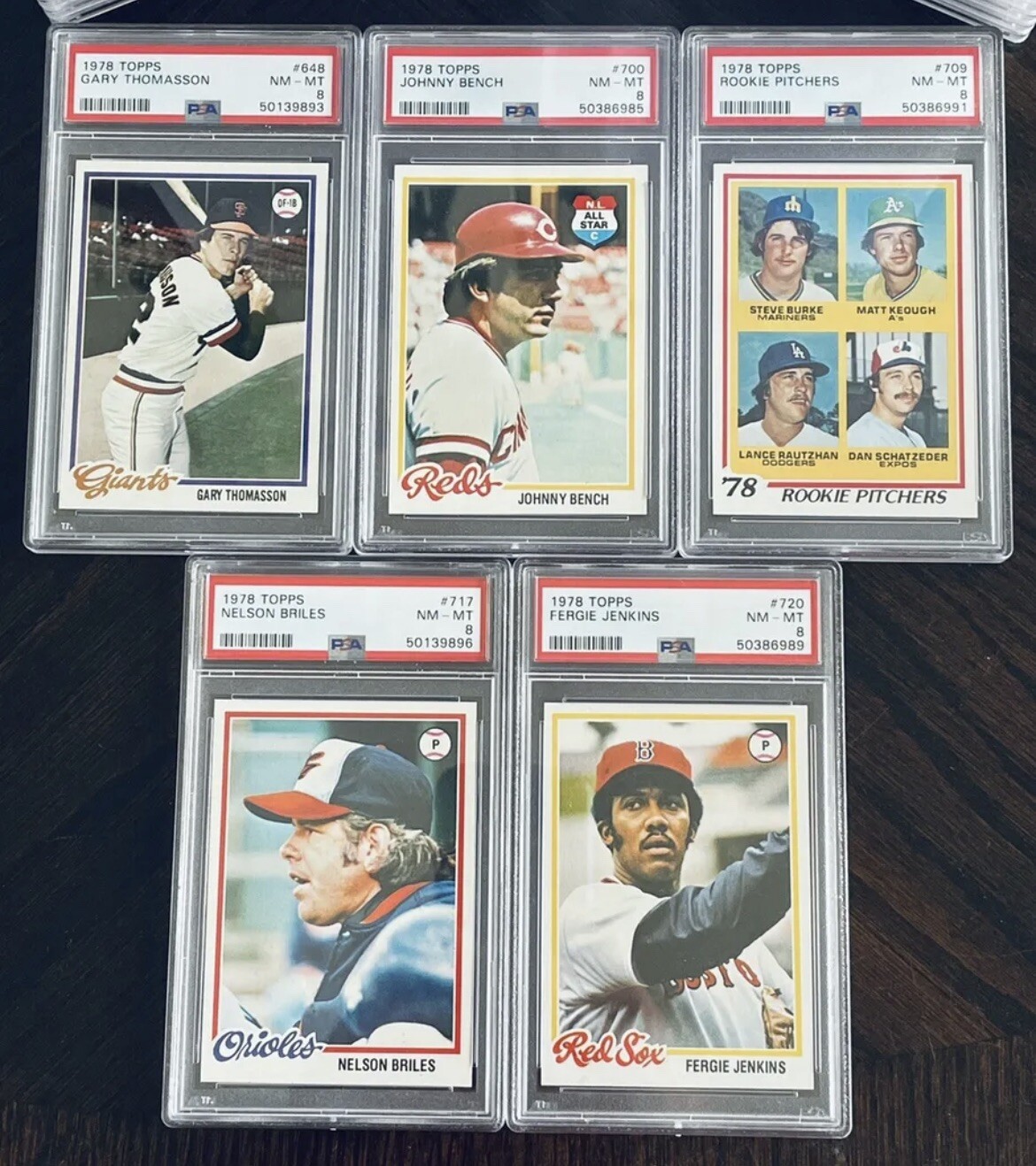 Rookie Pitchers 1978 Topps Baseball Card #709 PSA 8 NM-MINT Centered ...