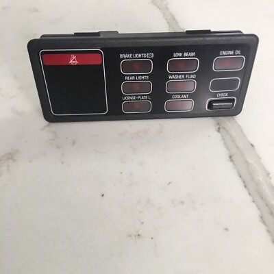 1984-1993 BMW E28 E30 325iX 325e Check Unit Control Warning Light Panel ...
