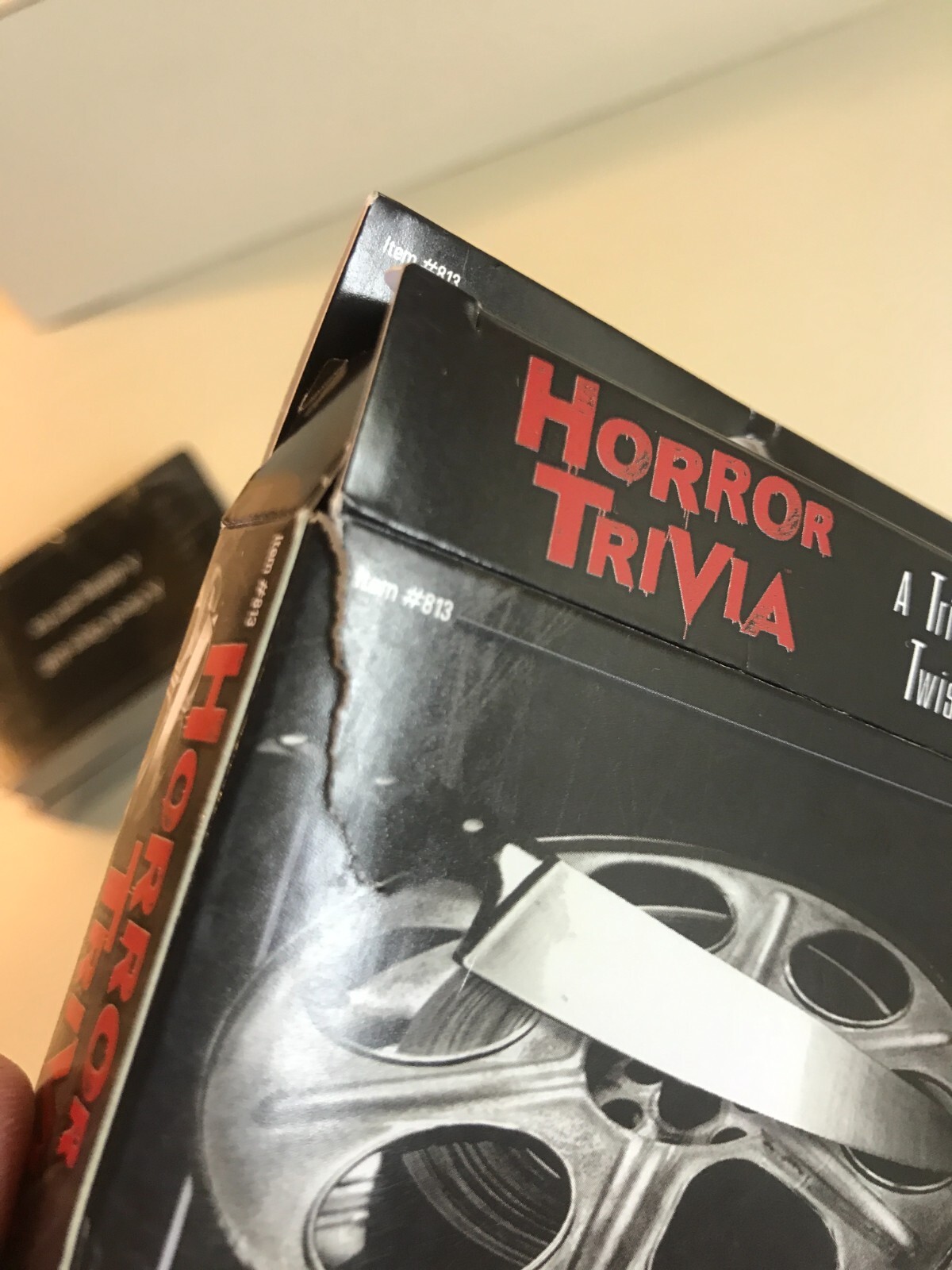 Open Box - Horror Trivia Game Of Twisted Terror Movies Classics Ripped ...