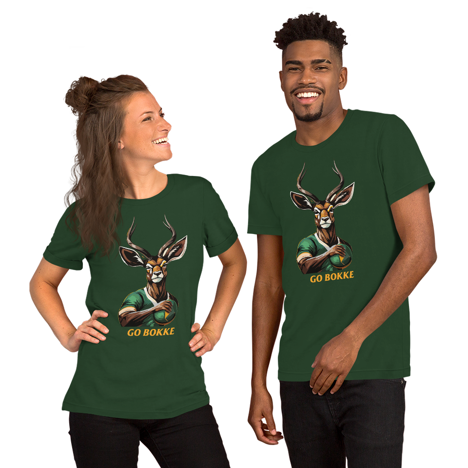 Springbok Supporter Soft and Lightweight Unisex T-shirt South African ...