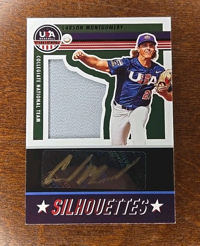 2023 Panini USA Baseball Stars & Stripes - USA Silhouettes Signatures ...