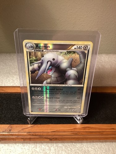 Pokemon Aggron Stage 2 Trading Card Holo Rare 140 HP (G3) | eBay