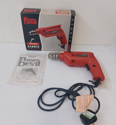Power Devil PDD2020 Hammer Drill - In Original Box - PAT Tested Working ...