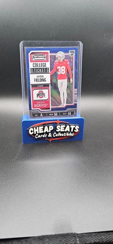 2025 Panini NIL Ohio State Jayden Fielding Blue /25 | eBay