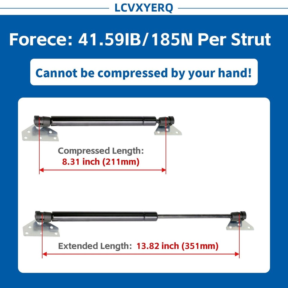 14 Inch 42lb/185N Gas Spring Gas Shock Strut Gas Struts Lift Supports ...