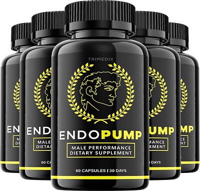 5 PACKS EndoPump Pills, Endo Pump Men Performance Supplement Made in ...