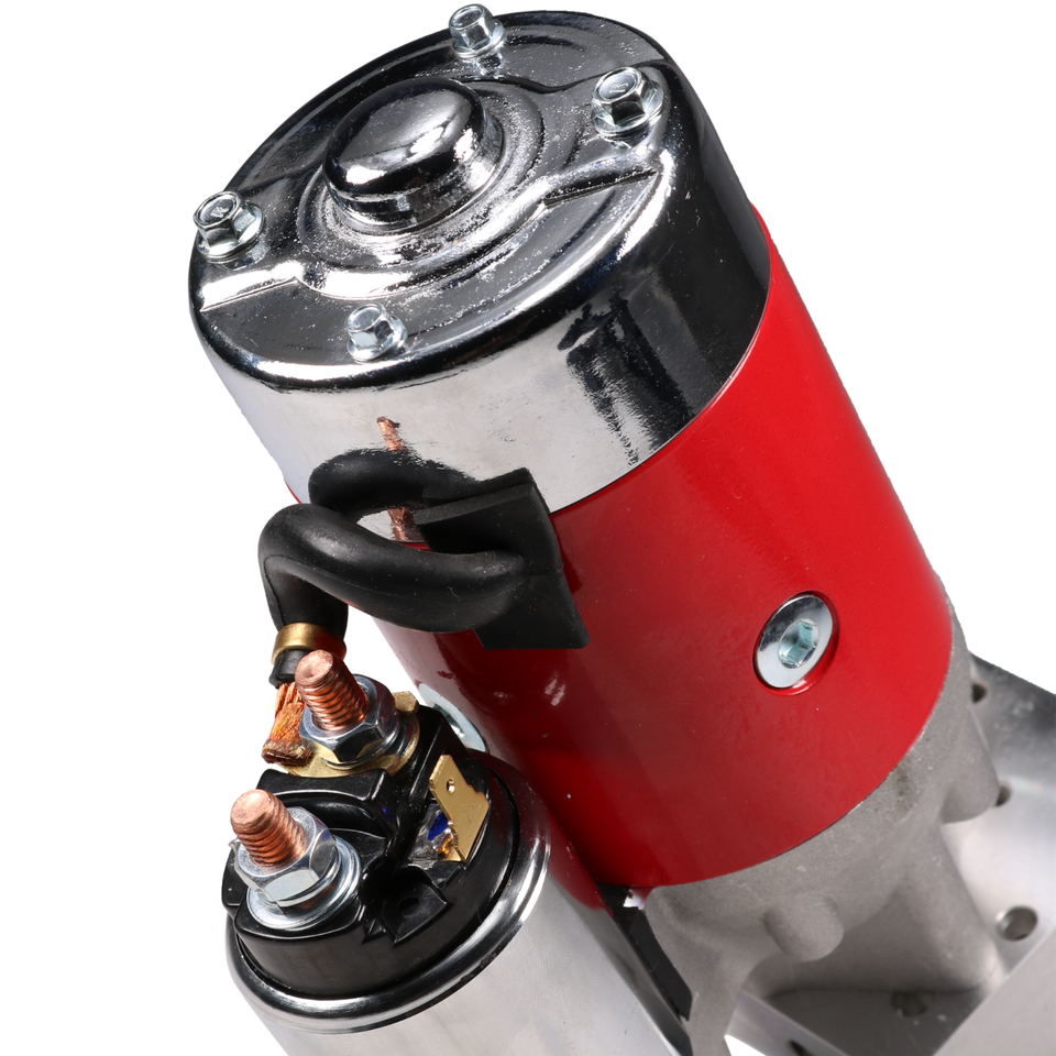 Red High Torque Mini Starter 153 168 Tooth For Small / Big Block Chevy ...