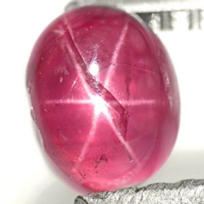 BURMA Star Ruby 1.00 Cts Natural Untreated Magenta Red Oval | eBay