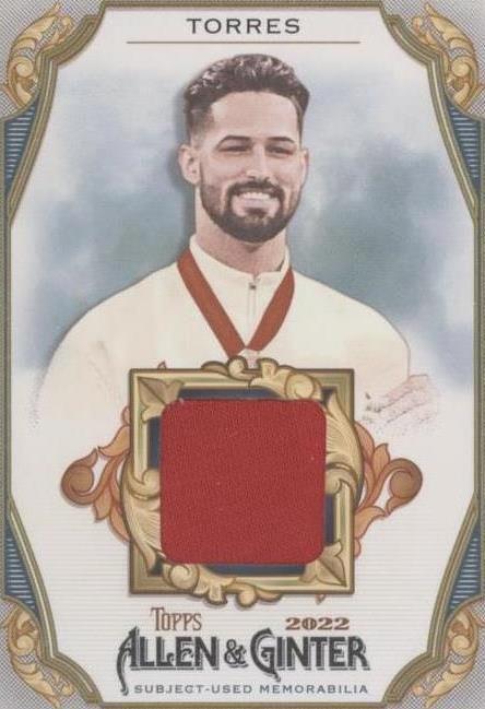 2022 Topps Allen & Ginter - Relics B Ariel Torres #AGRB-AT (MEM, RC ...