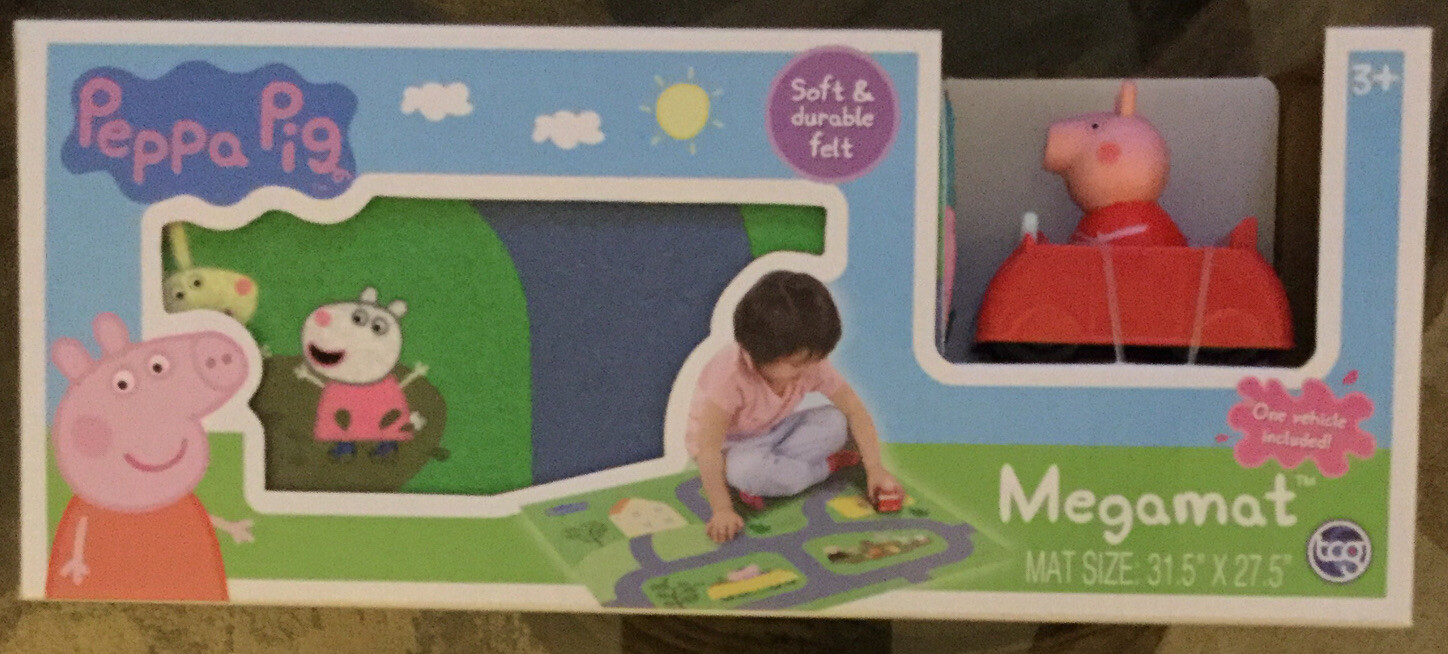 PEPPA PIG PLAY MAT Megamat Roadway 1 Vehicle Included - Nickelodeon ...