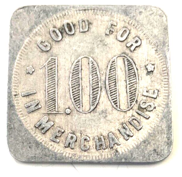 Bremen Kansas Prell Mercantile Co. One Dollar Trade Token | eBay