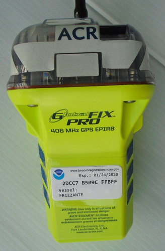 ACR Global Fix Pro 406 MHz GPS EPIRB + RapidDitch Bag + Signal Mirror ...