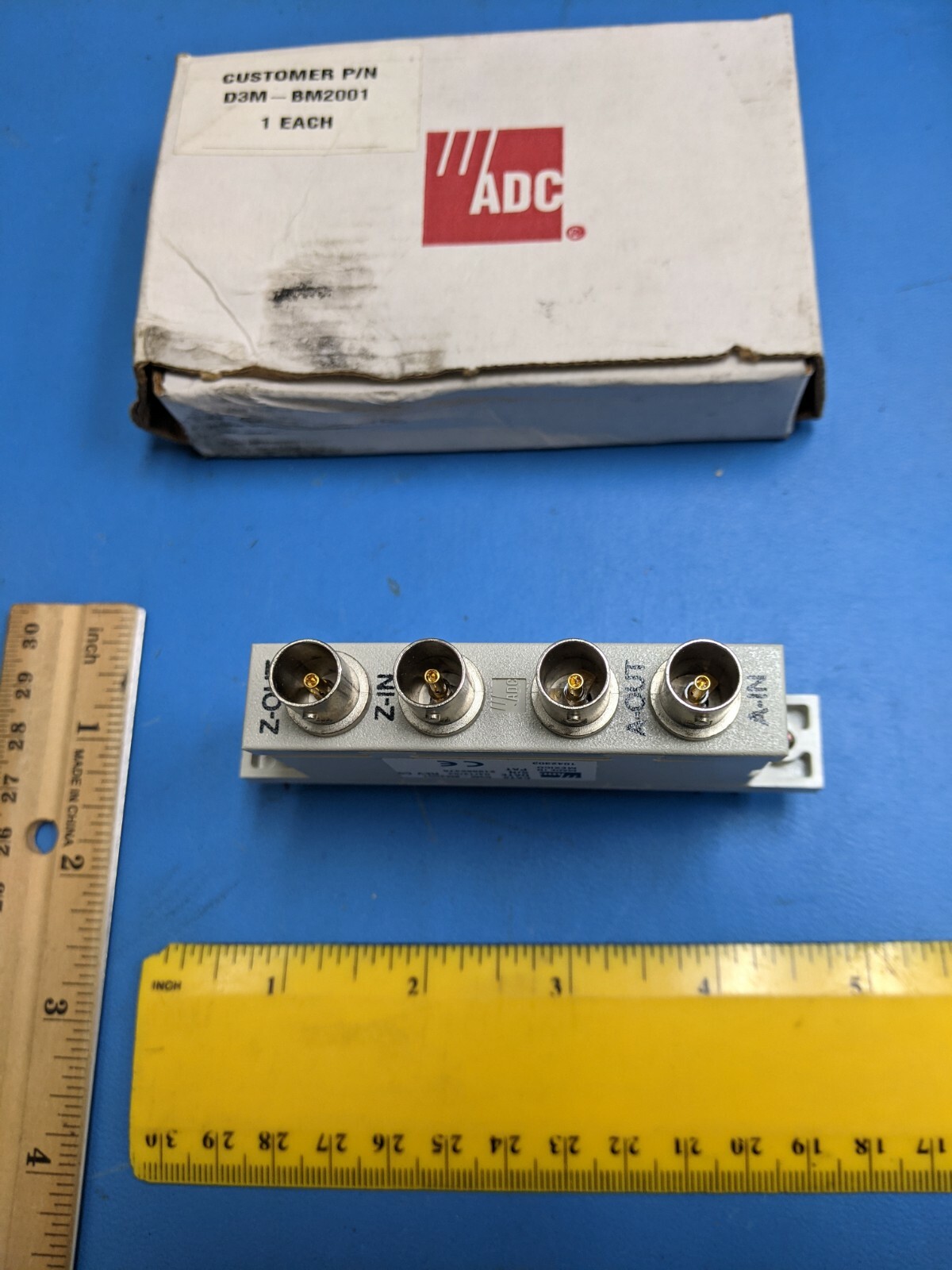 D3M-BM2001 ADC DSX-3 CROSS CONNECT MODULE BNC T3CXDHGBAA for sale ...
