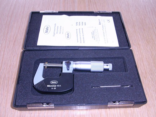 NEW Mahr type 40A, 0-25mm micrometer, FREE P&P | eBay UK