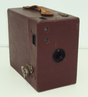 VINTAGE - BOX CAMERA - KODAK RED - 1916 - USES FILM 116 | eBay