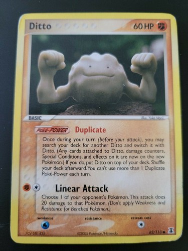 Pokemon TCG Card 2005 Delta Species - Ditto Geodude 62/113 | eBay