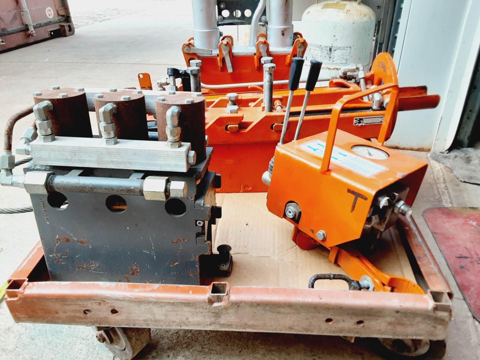 Power & Utilities Slip Joint Hydraulic Metal Pole Jack Clamp Tool ...