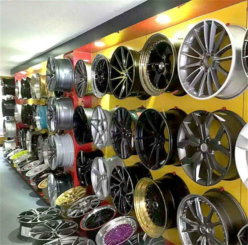 6x Wheel Rim Display Hook Slat Metal Clip 13-22inch Rim Wall Hanger ...