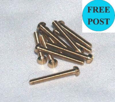 Screws 10BA Brass Round Head 1/2" long (Pkt of 10) | eBay Australia