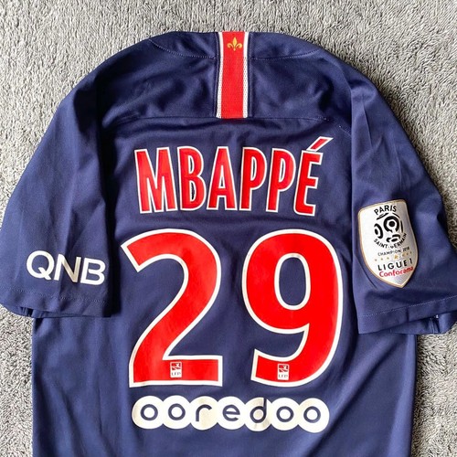 Nike Kylian Mbappé #29 PSG Home Jersey 18/19 Season Size S - Rare Model ...