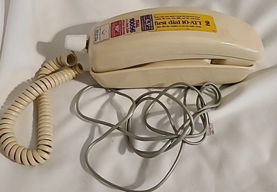 Vintage Bell Telephone Pac Tel Desk Home Phone PacTel Almond UNTESTED ...