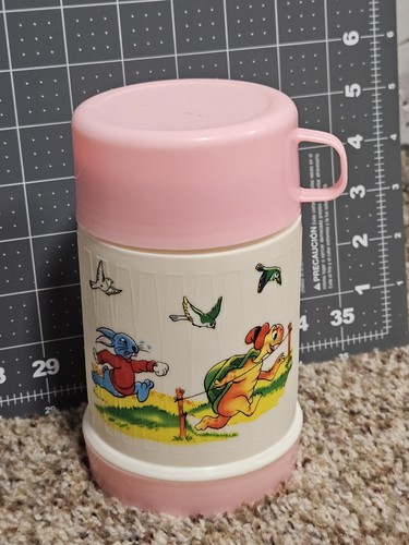 VINTAGE Tortoise & The Hare Story Collectible Drinking Thermos 1970s ...