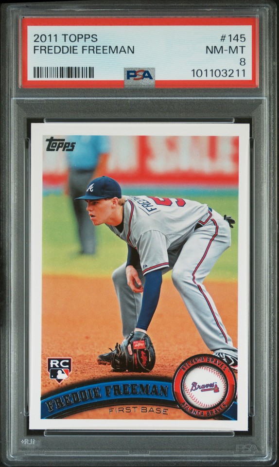 Freddie Freeman 2011 Topps Baseball Rookie Card #145 Graded PSA 8 | eBay