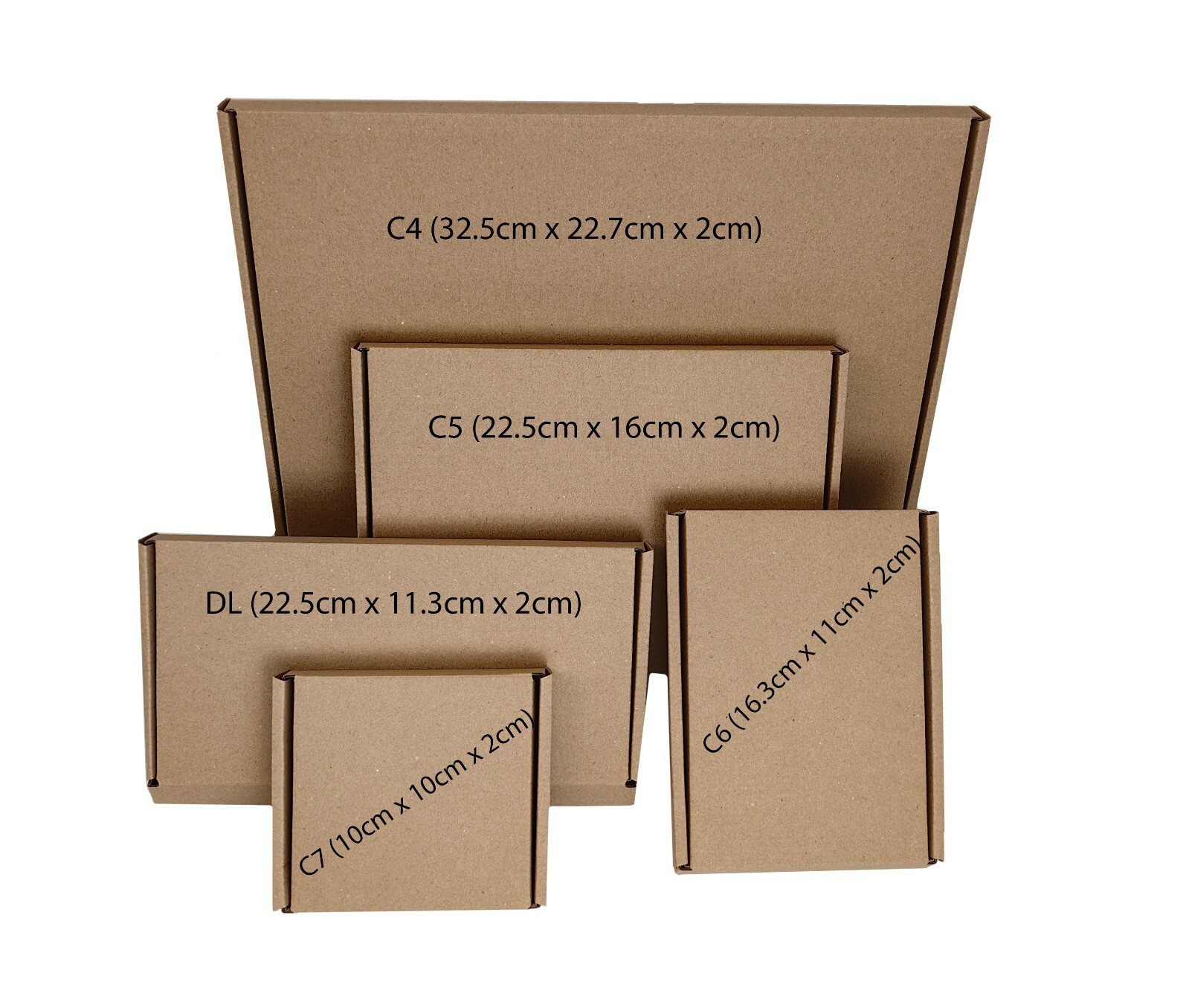 ROYAL MAIL PIP LARGE LETTER CARDBOARD SHIPPING BOX C4 C5 C6 C7 DL ...