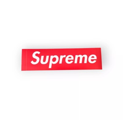 Supreme Box Logo Sticker Red 4 | eBay UK