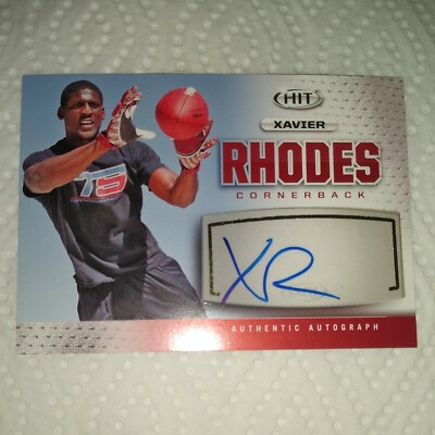 Xavier Rhodes 2013 HIT Autograph Rookie #A127 FSU Seminoles ...