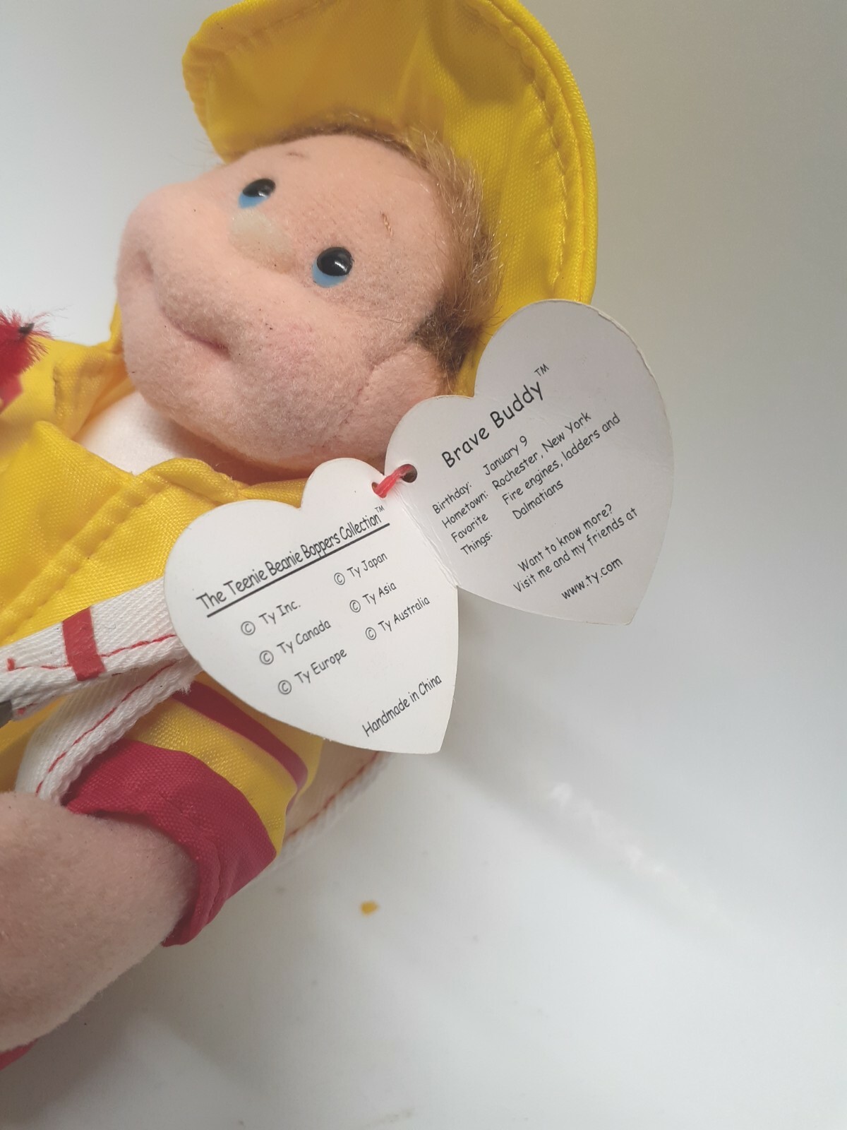 Brave Buddy Teenie Beanie Boppers Collection Ty Doll Vintage Retired ...