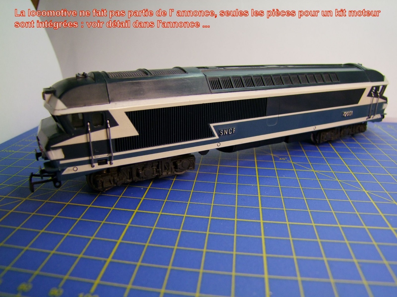 Kit Motorisation locomotives JOUEF HO CC 72001 - CC 21004 - CC 6505 ...