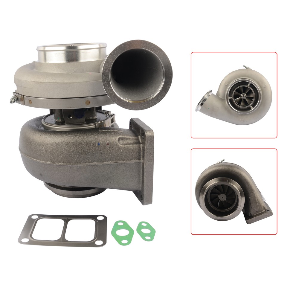 171702 Turbo Charger S400SX4 S475 75mm T6 1.32 A/R Twin Scroll For DDC ...