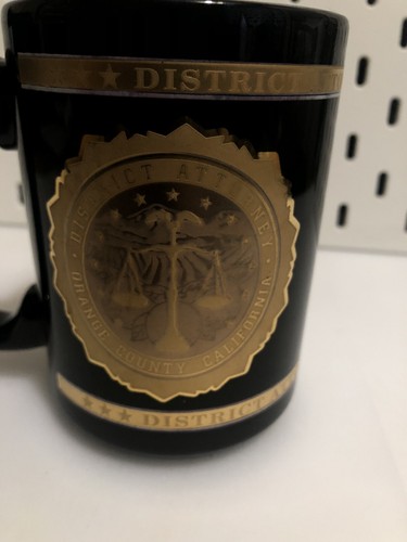 Orange County District Attorney investigator California Coffee Cup Mug ...