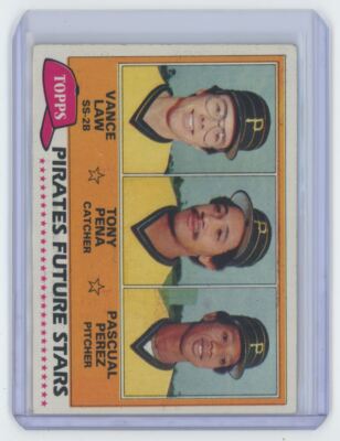 1981 Topps Pirates Future Stars - Vance Law/Tony Pena/Pascual Perez ...