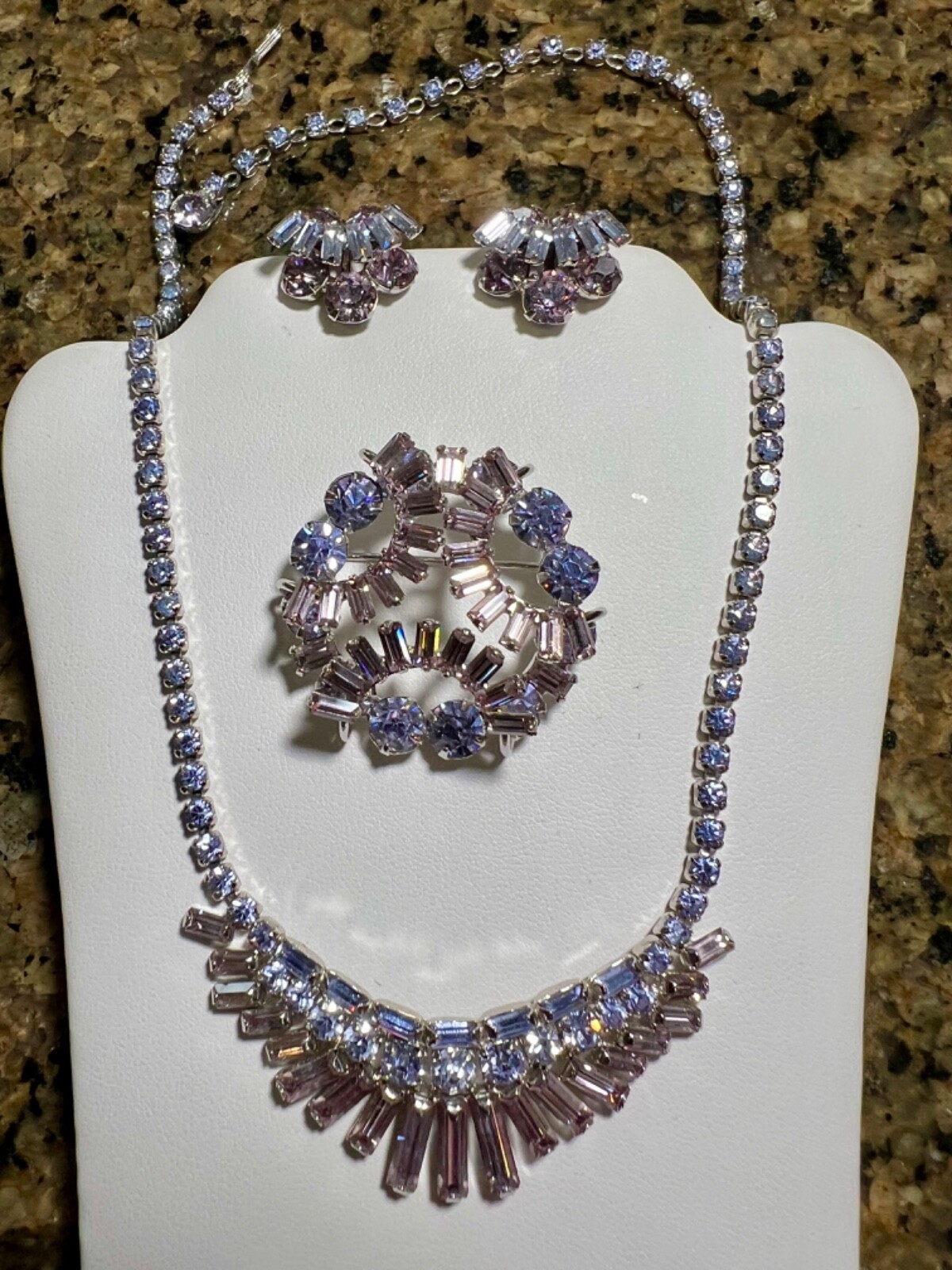 Rare Vintage Sherman Signed Alexandrite & Lavender De… - Gem