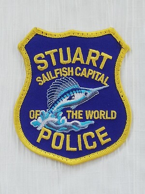 SELTENER POLICE PATCH STUART SAILFISH CAPITAL OF THE WORLD POLICE | eBay.de