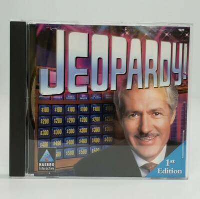 Jeopardy! 1st Edition PC Game CD-ROM Hasbro Interactive 1998 Made in ...
