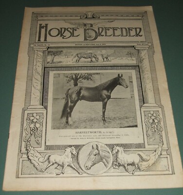 American Horse Breeder Magazine For June 4th 1919 | eBay