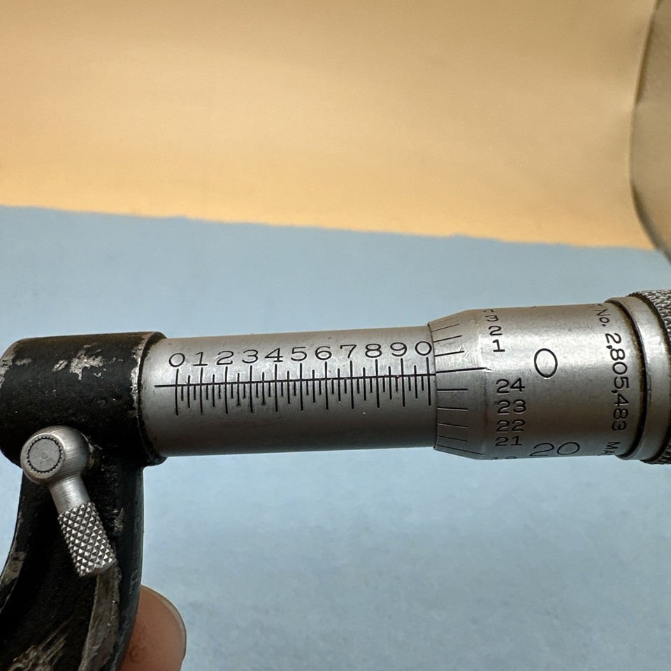 Lufkin 0-1” Locking Outside Micrometer No. 1961 *owners Marks | eBay