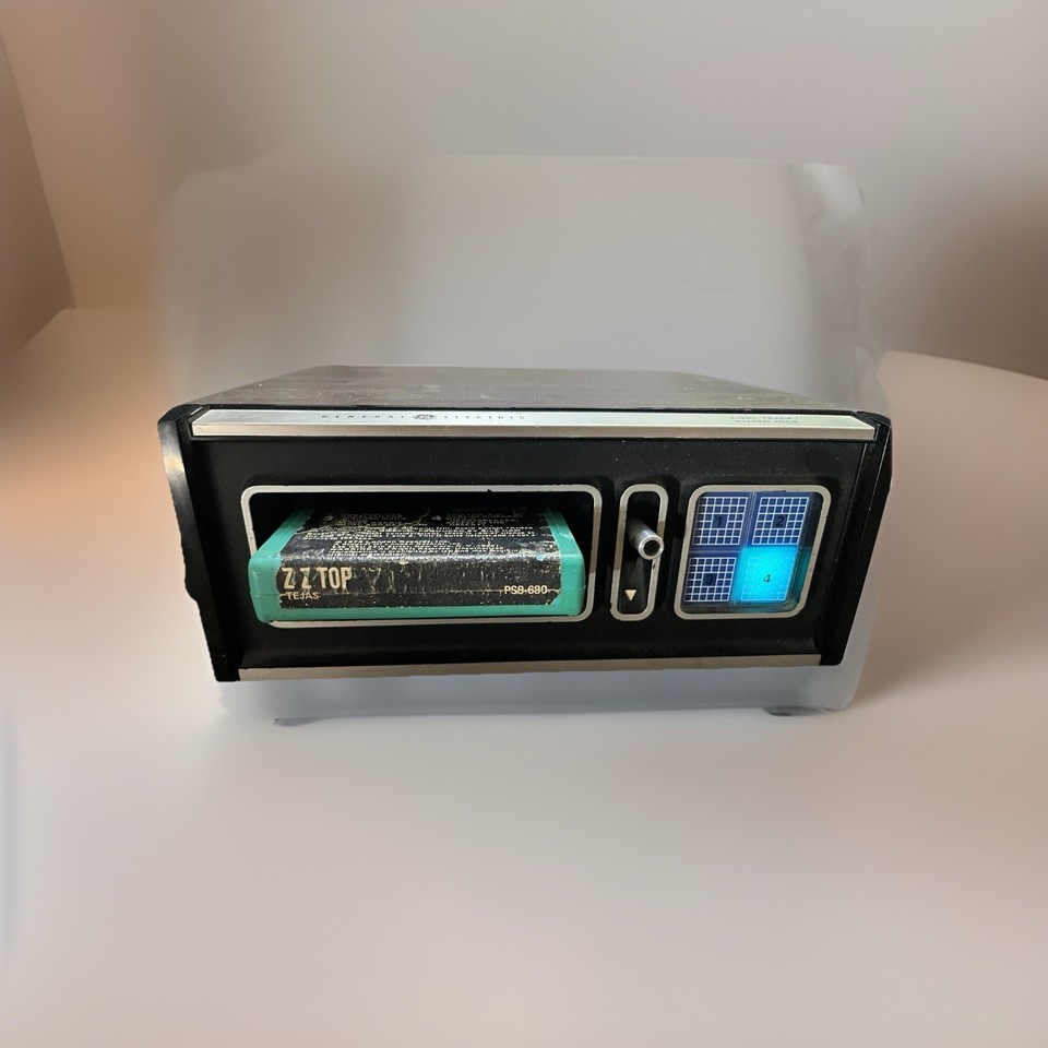 VTG 8 Track Player General Electric Electric Eight Track Stereo Deck ...