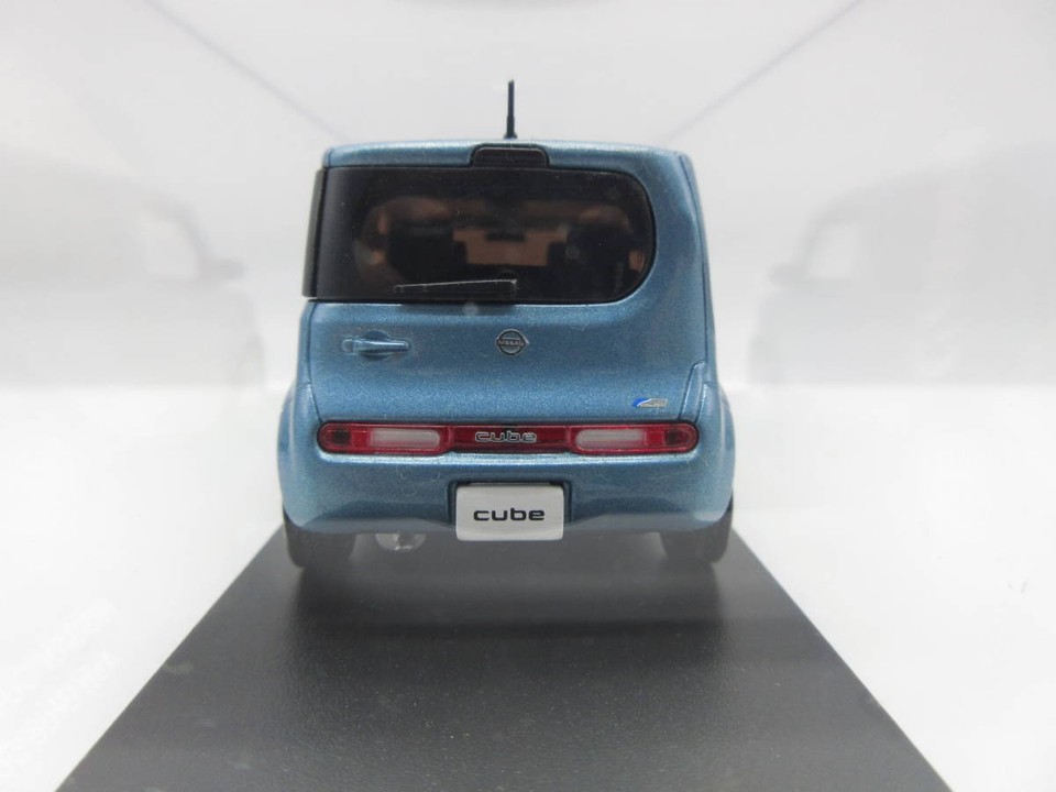 1/43 Kyosho Nissan Cube CUBE Z12 Limited to 504 Mini Car Ash Blue | eBay