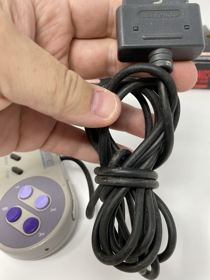 Super Nintendo SNS-005 SNES Original Controller In Box CIB Authentic ...
