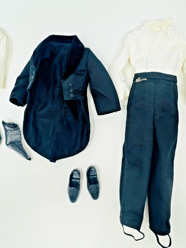 1995 Rhett Butler Outfit For Ken 12741 Suit and Cape For Barbie ...