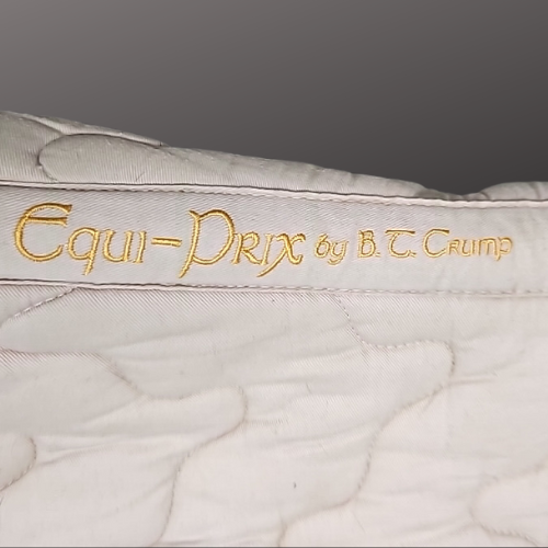 Equi-Prix BT Crump English All Purpose Saddle Pad White Purple Pre ...