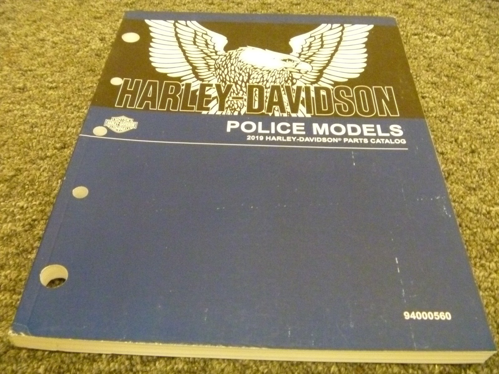 2019 Harley Davidson Electra Glide Police Motorcycle Parts Catalog ...