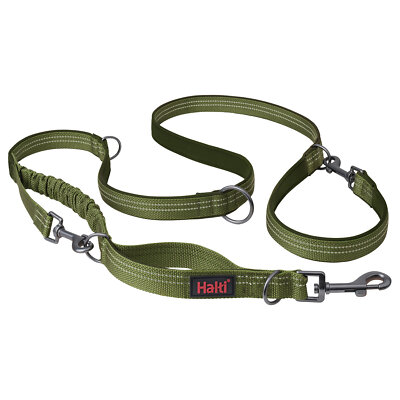 Halti Anatomy Multi Lead Green Shock Absorbing Reflective Small/Large ...